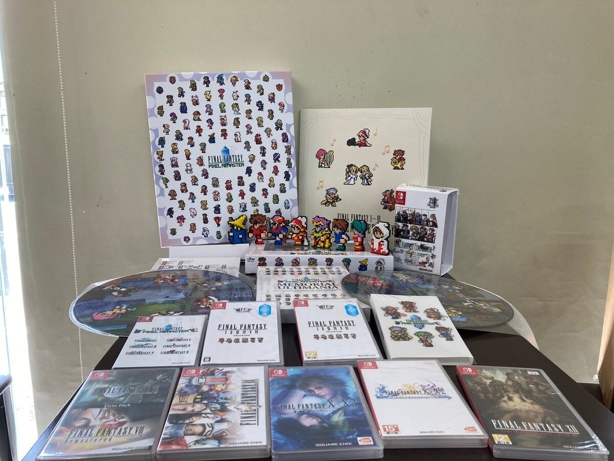 【開箱】《FINAL FANTASY I-VI PIXEL REMASTER FF35周年限定特装版》開箱 - kyo2k的創作 - 巴哈姆特