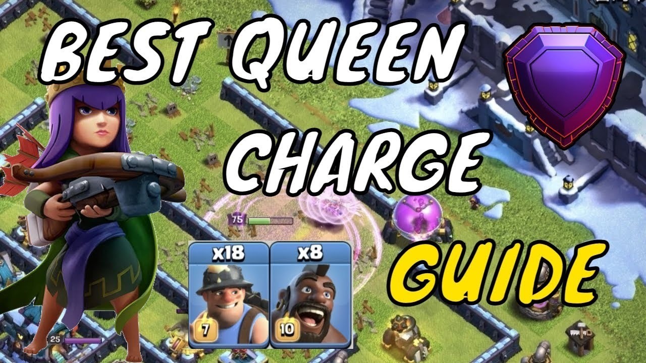 BEST QUEEN CHARGE HYBRID ATTACK STRATEGIES | 13本天女礦豬傳說聯盟進攻篇 | Clash of ...