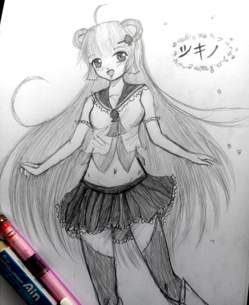 [SB69繪]可愛小熊ツキノ~久違的手繪素描塗鴉w - MAXFT2的創作 - 巴哈姆特