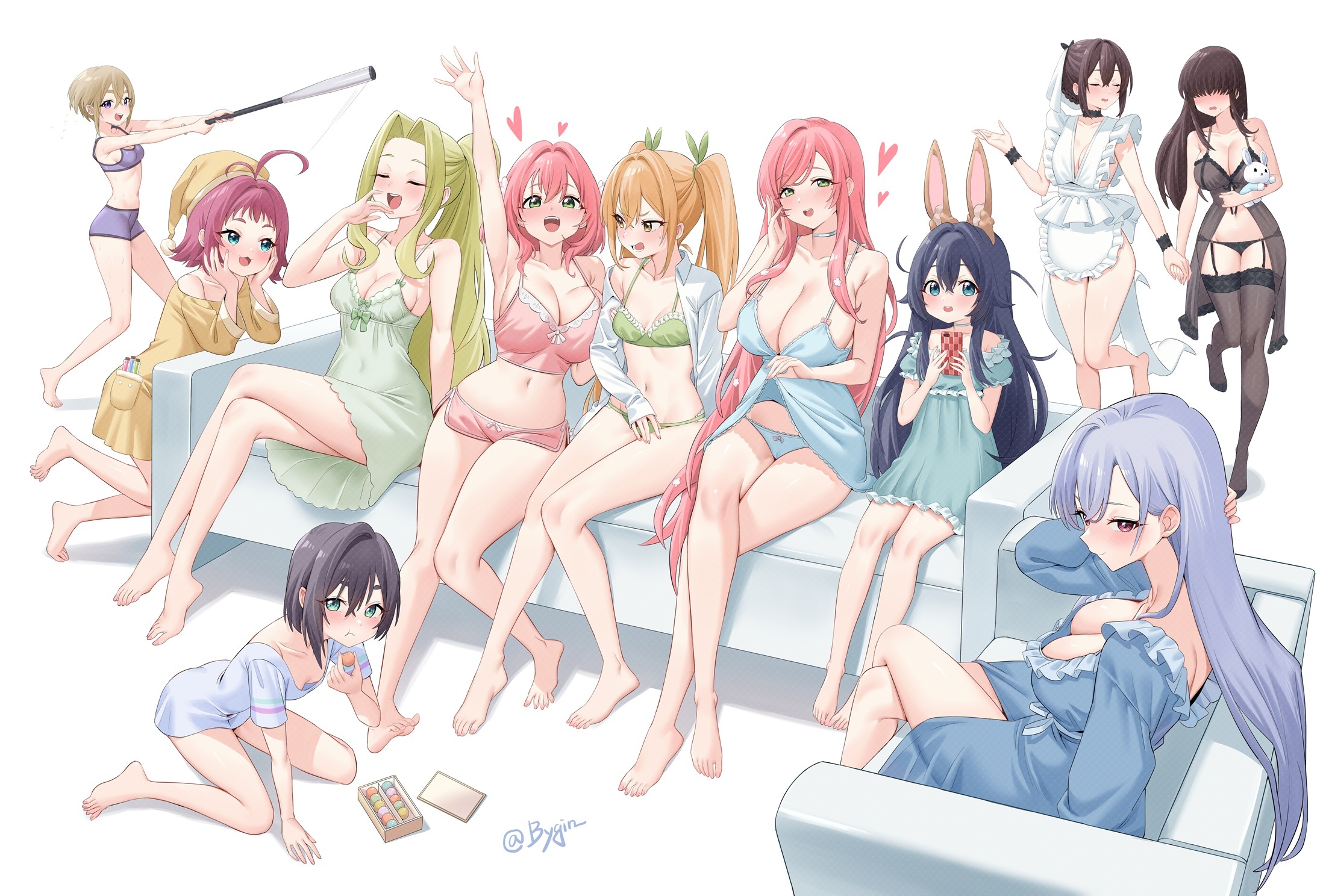 [達人專欄] 100カノ-睡衣派對 - chenyang100的創作 - 巴哈姆特