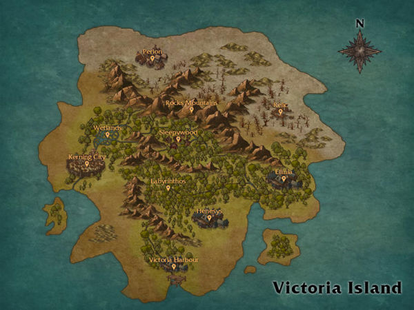 FBS設定 － 維多利亞島（Victoria Island）地圖 - s17896512的創作 - 巴哈姆特