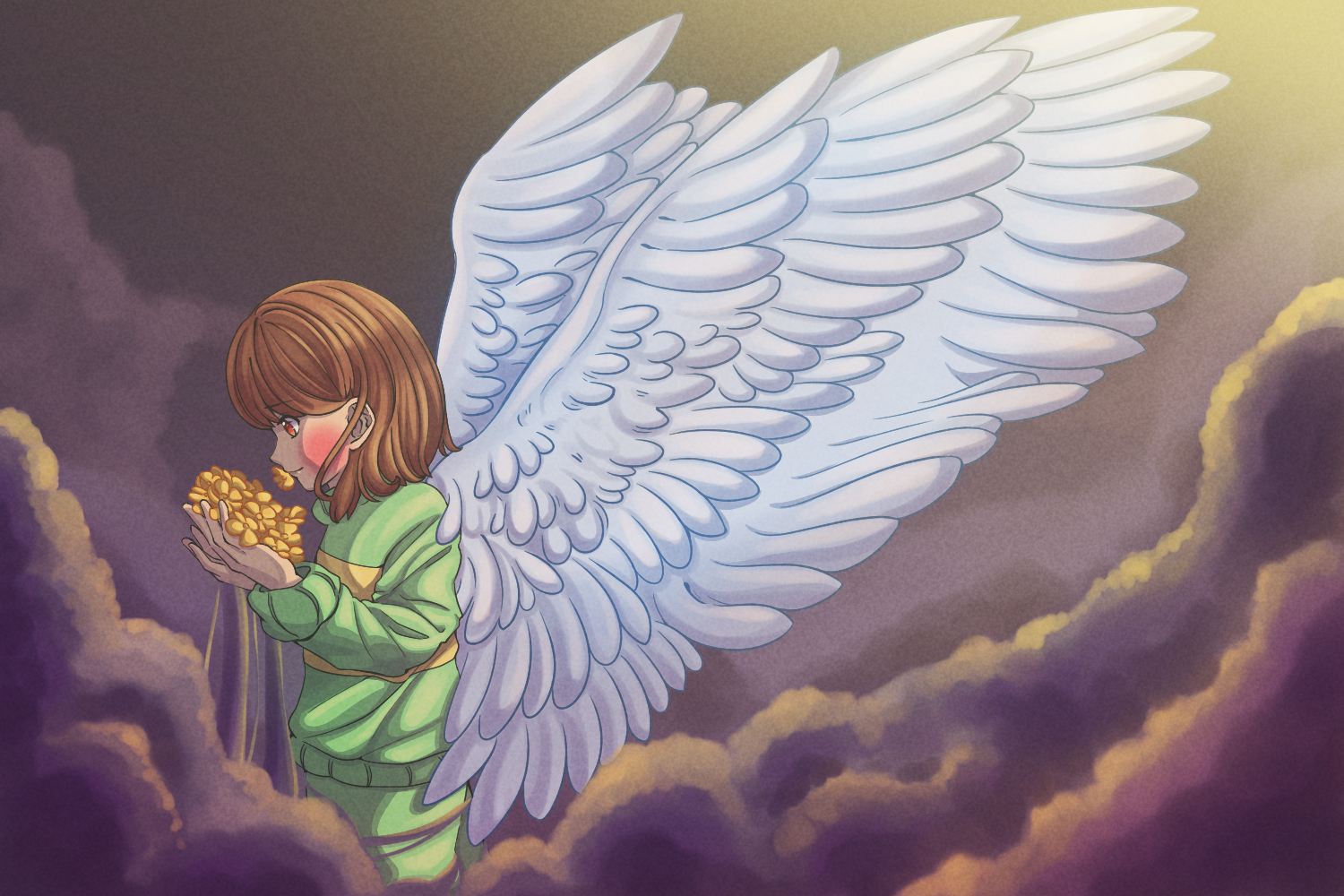 【繪圖】UNDERTALE - 泥淖中的天使 - aassdd8957的創作 - 巴哈姆特