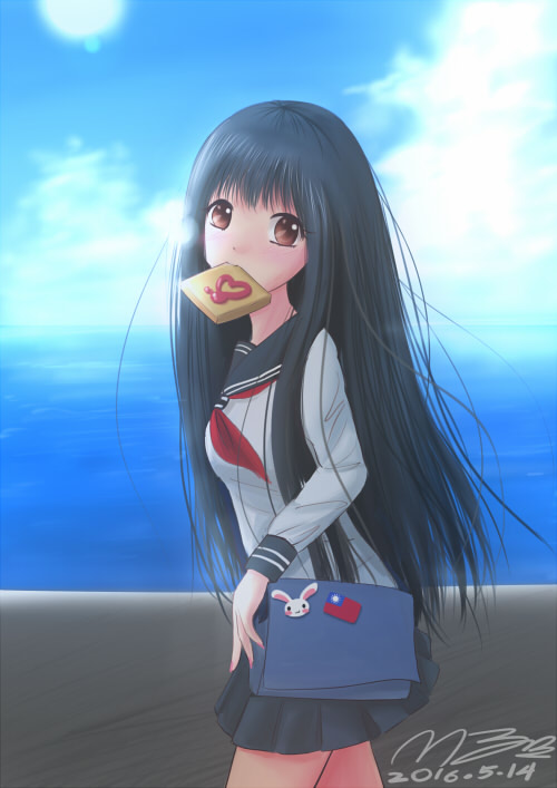 黑髮少女C子上學通勤中w - MAXFT2的創作 - 巴哈姆特