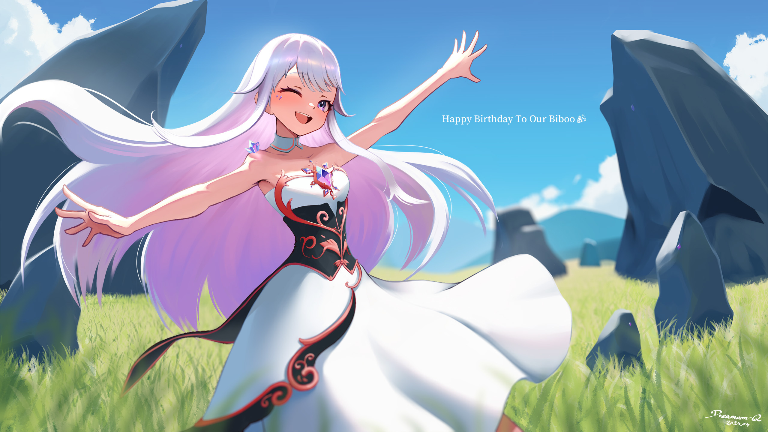 Happy Birthday Biboo - dreamoon13的創作 - 巴哈姆特