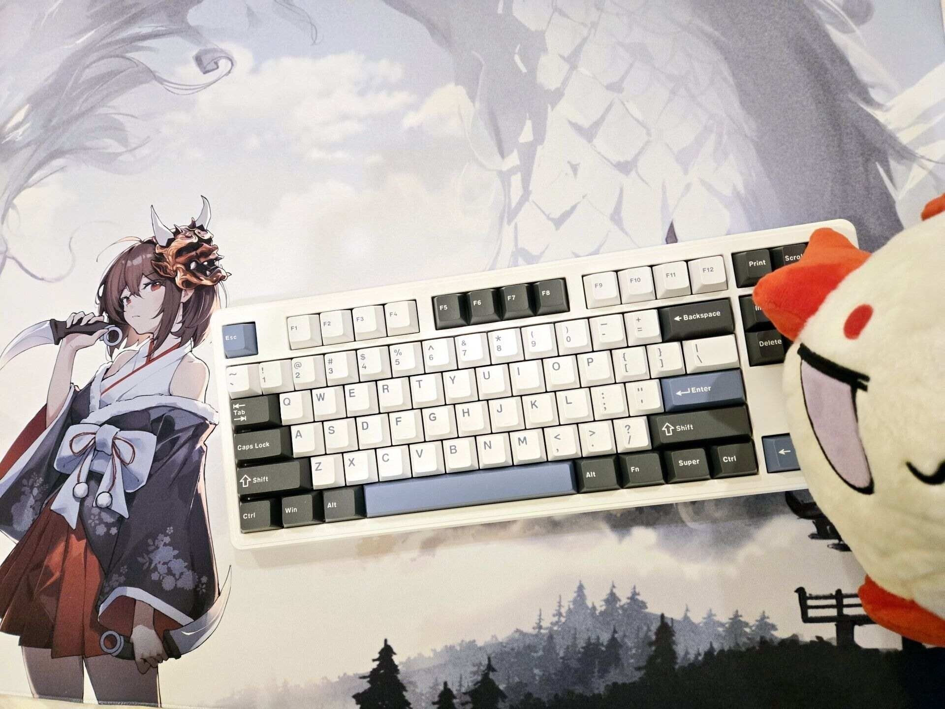 Riccks Rs8，不到800台幣的三模87配列鍵盤，簡潔外觀，獨特內膽，聲音優秀的好鍵盤。 - gpgp9988的創作 - 巴哈姆特