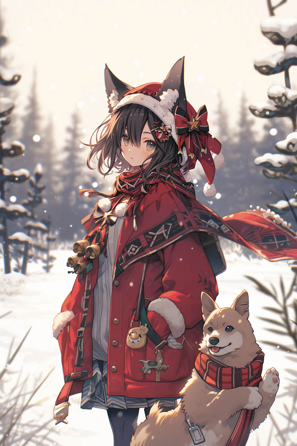 [AI] 聖誕節X獸耳 - niravaabhas的創作 - 巴哈姆特