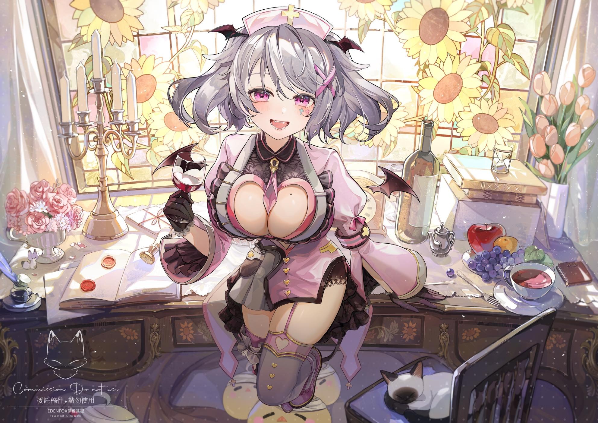 負責繪製的 Aoi Hinamori 3D化主視覺 - edenfox1225的創作 - 巴哈姆特