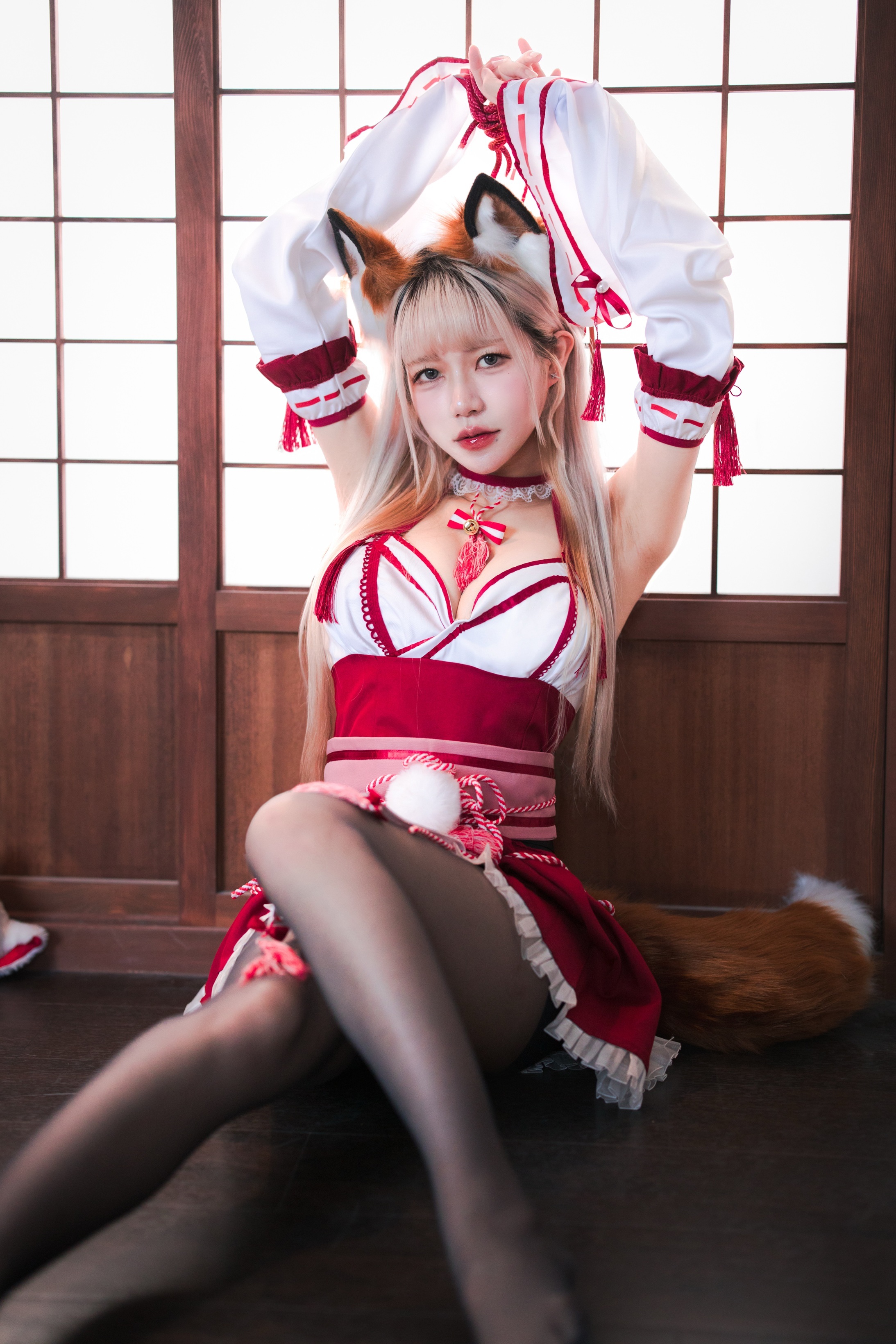 黑絲×裸足×絕對領域 巫女 - FF44新作《妖華巫祝儚》【MAI舞】 - maimeow的創作 - 巴哈姆特