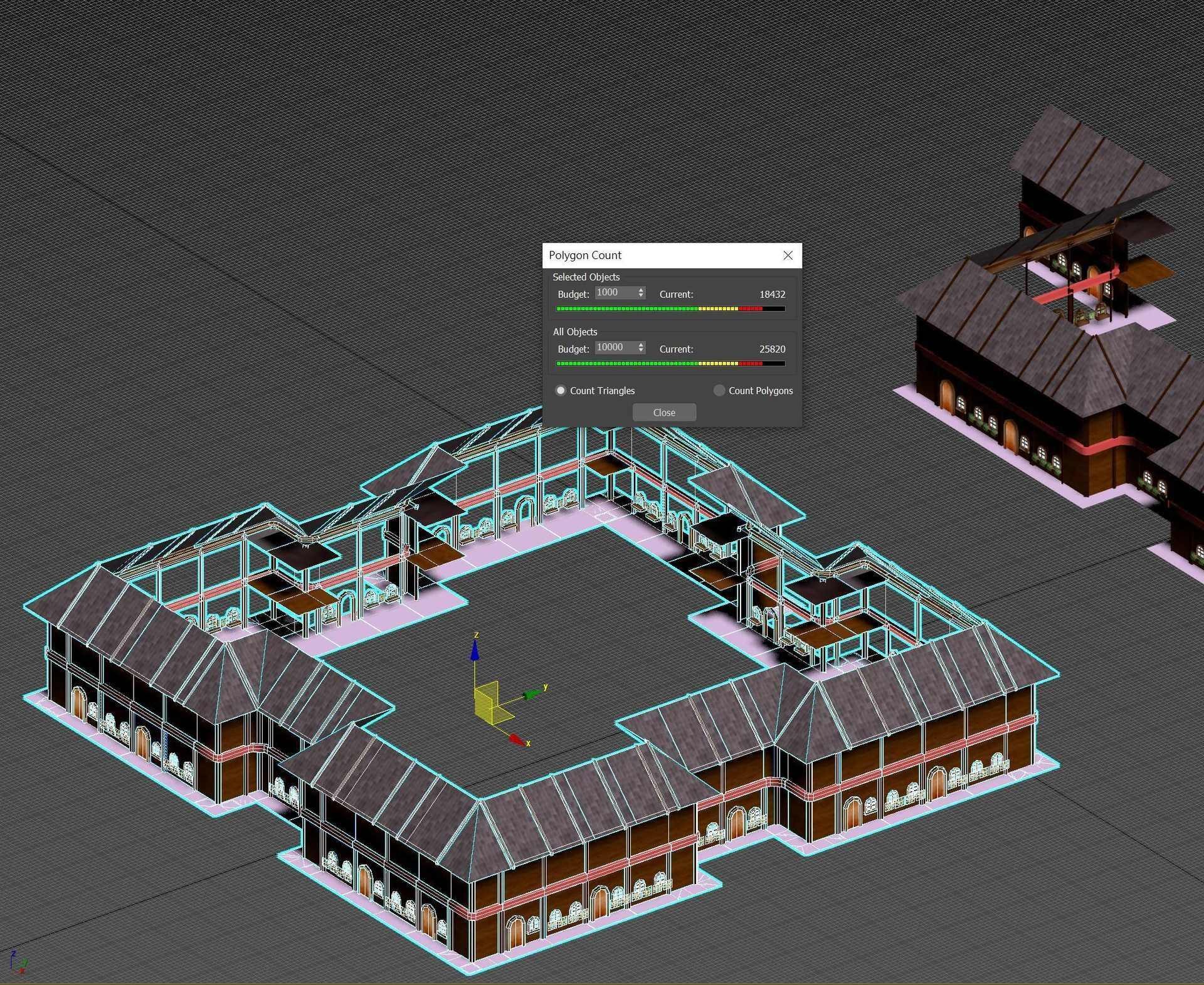【3DMAX】使用Polygon Count查看模型總面數多少 - fish9202的創作 - 巴哈姆特