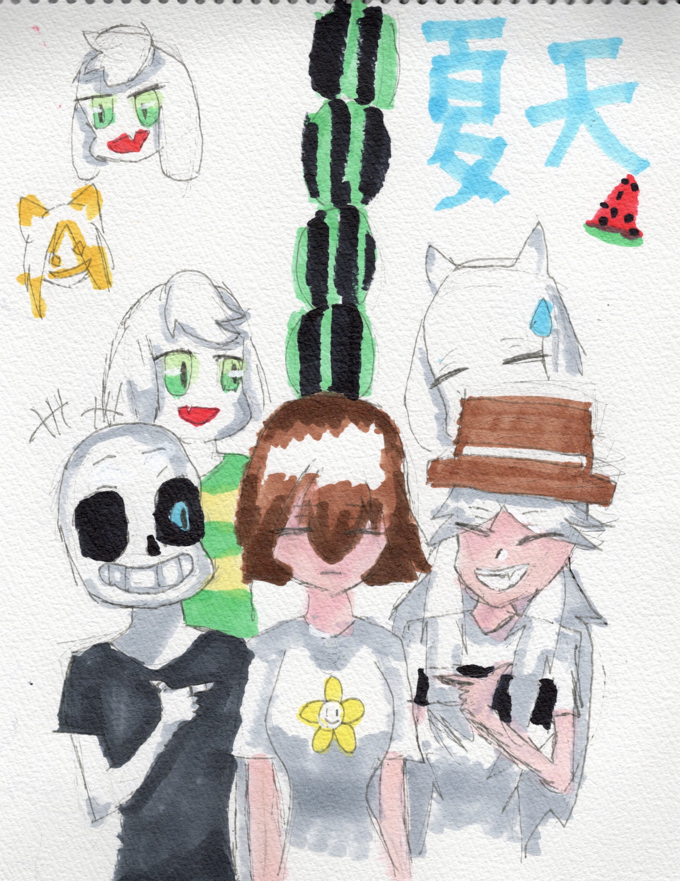 undertale 夏天 - adenswang的創作 - 巴哈姆特