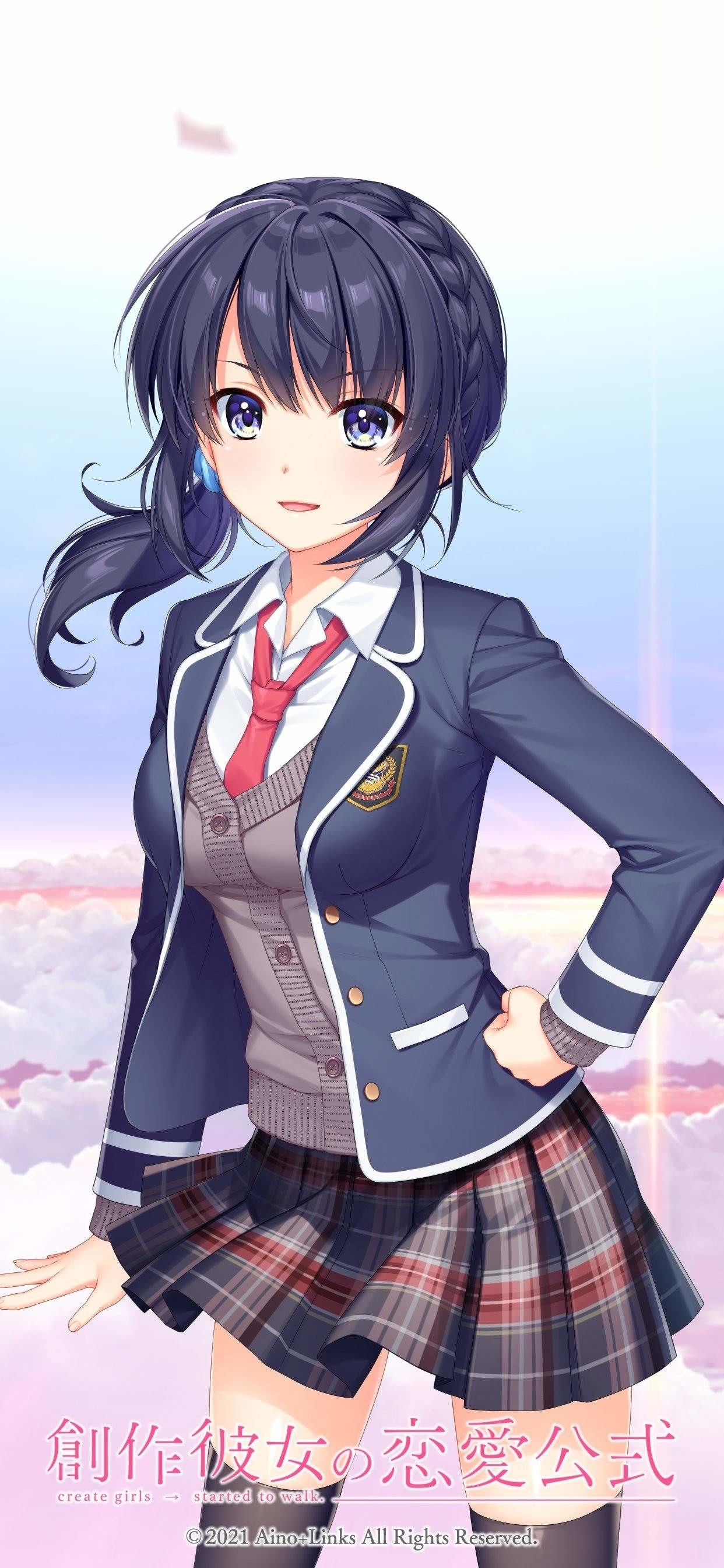 《創作彼女の恋愛公式》桌布壁紙 - hth的創作 - 巴哈姆特