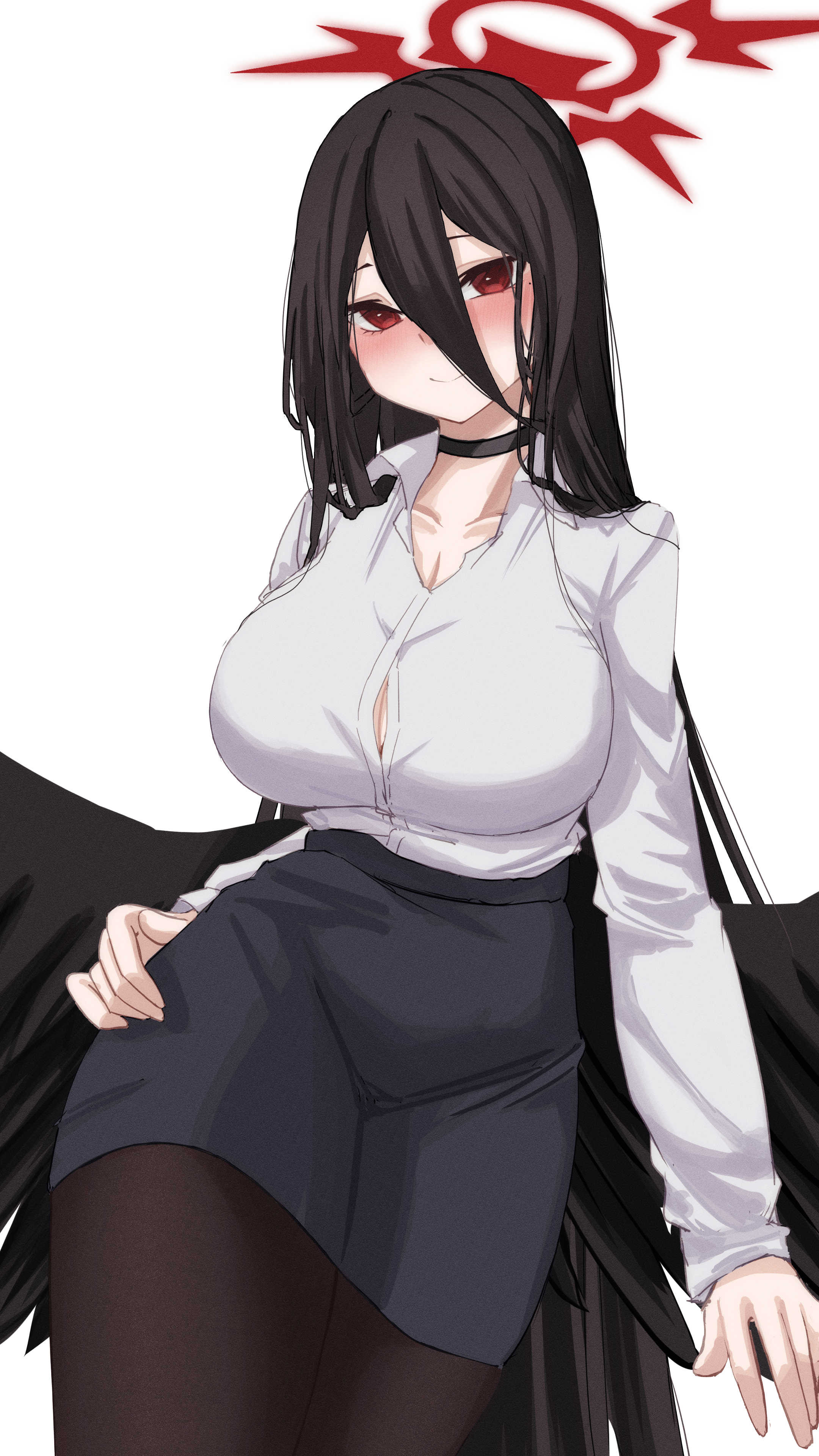 【繪圖】DAY84-羽川ハスミ - kkip5959的創作 - 巴哈姆特