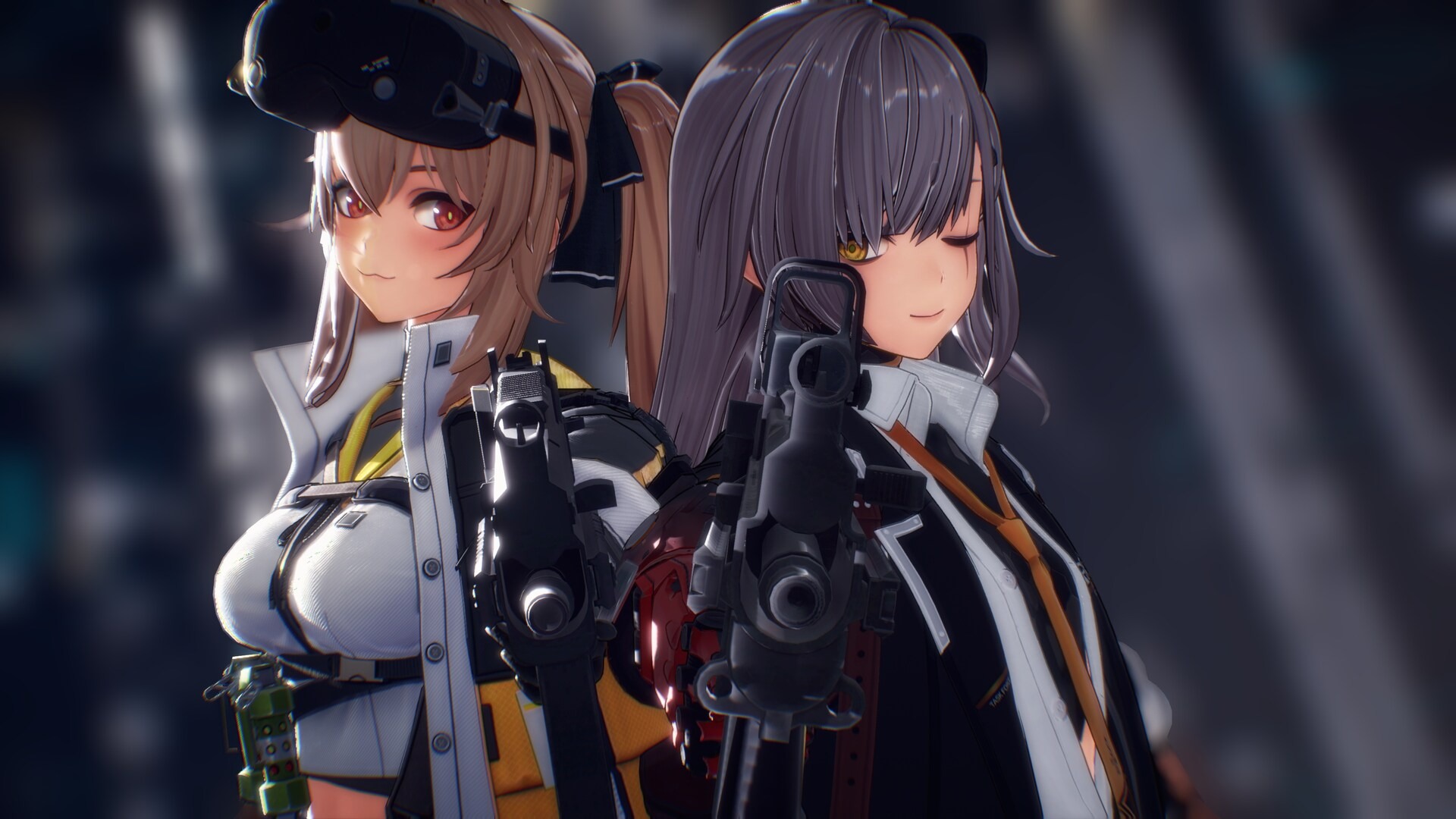 【MMD少女前線2】劣等上等【萊婭 UMP45& 萊娜 UMP9】 - hobajack的創作 - 巴哈姆特