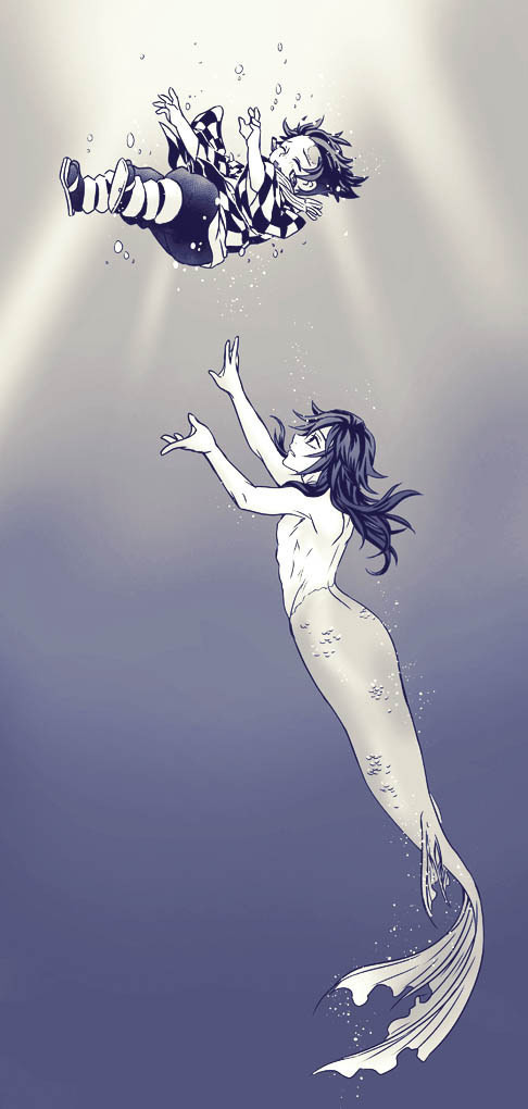 [達人專欄] 【鬼滅之刃】人魚paro炭義*腐慎 - genjitsu009的創作 - 巴哈姆特