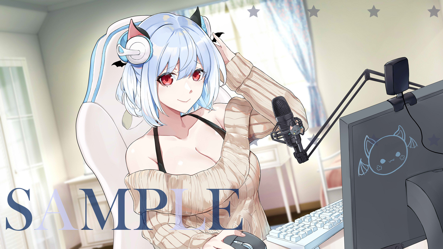 【二創委託】Vtuber - 蘇米原創曲 "あ～のね" 曲繪 - zero0813的創作 - 巴哈姆特