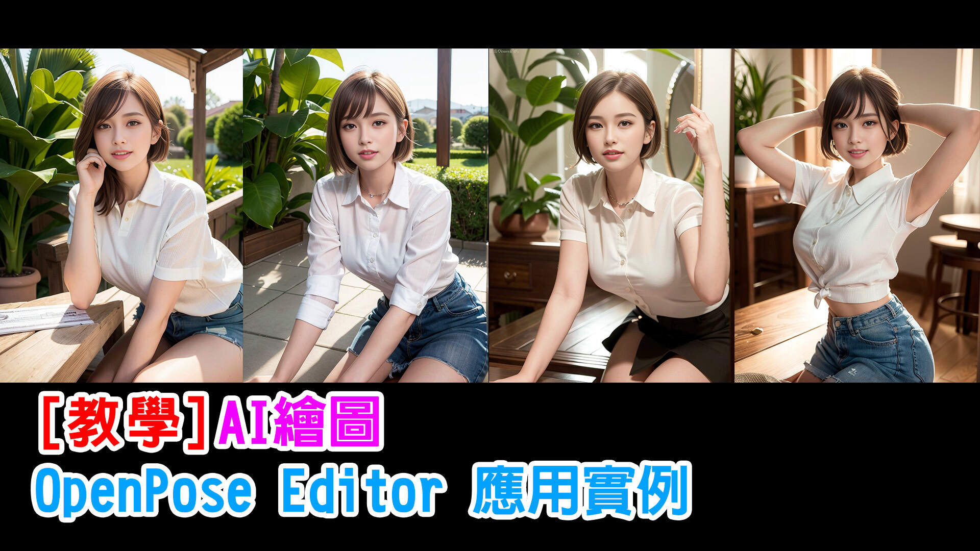 [AI 繪圖教學] OpenPose Editor 應用實例 - joelo的創作 - 巴哈姆特
