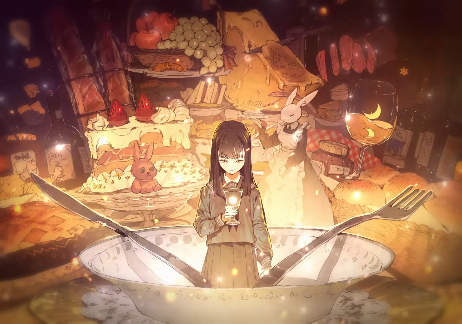 中日歌詞翻譯:tuki.『晩餐歌』 - david8979的創作 - 巴哈姆特