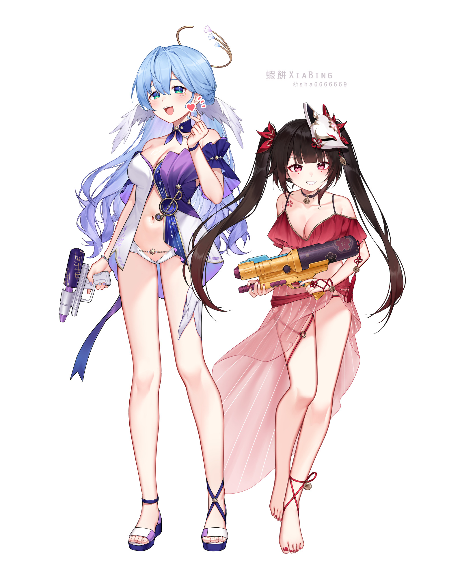 「知更鳥&花火」立牌（內含FF43印量調查） - a8654132的創作 - 巴哈姆特