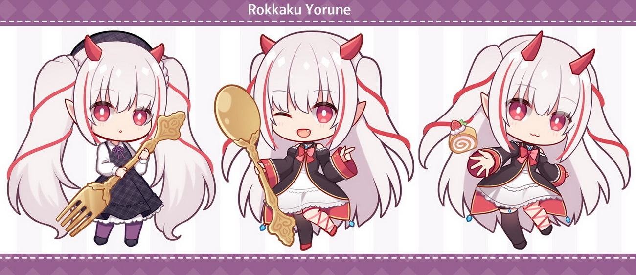 [達人專欄] 【塗鴉】Vtuber六角よるね生日紀念套組圖 - fliris003的創作 - 巴哈姆特