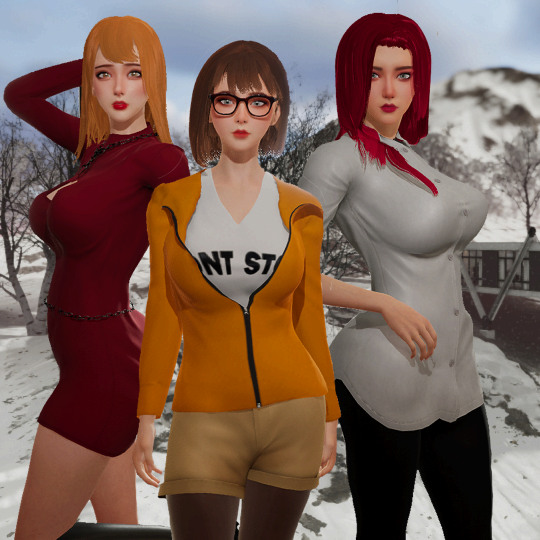 [達人專欄] 《雪山別墅與三個妹子的做O假期》歐美外型卻講日文!? 3D拔作向小黃遊 - avelna的創作 - 巴哈姆特