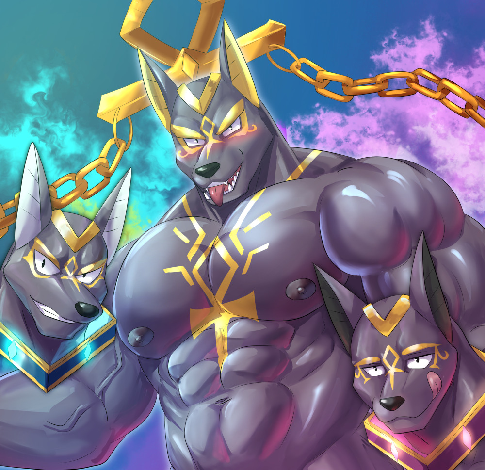 【工商】《XXL猛漢町 x Mepay魔儲》阿努比洛斯 - weedwolf的創作 - 巴哈姆特