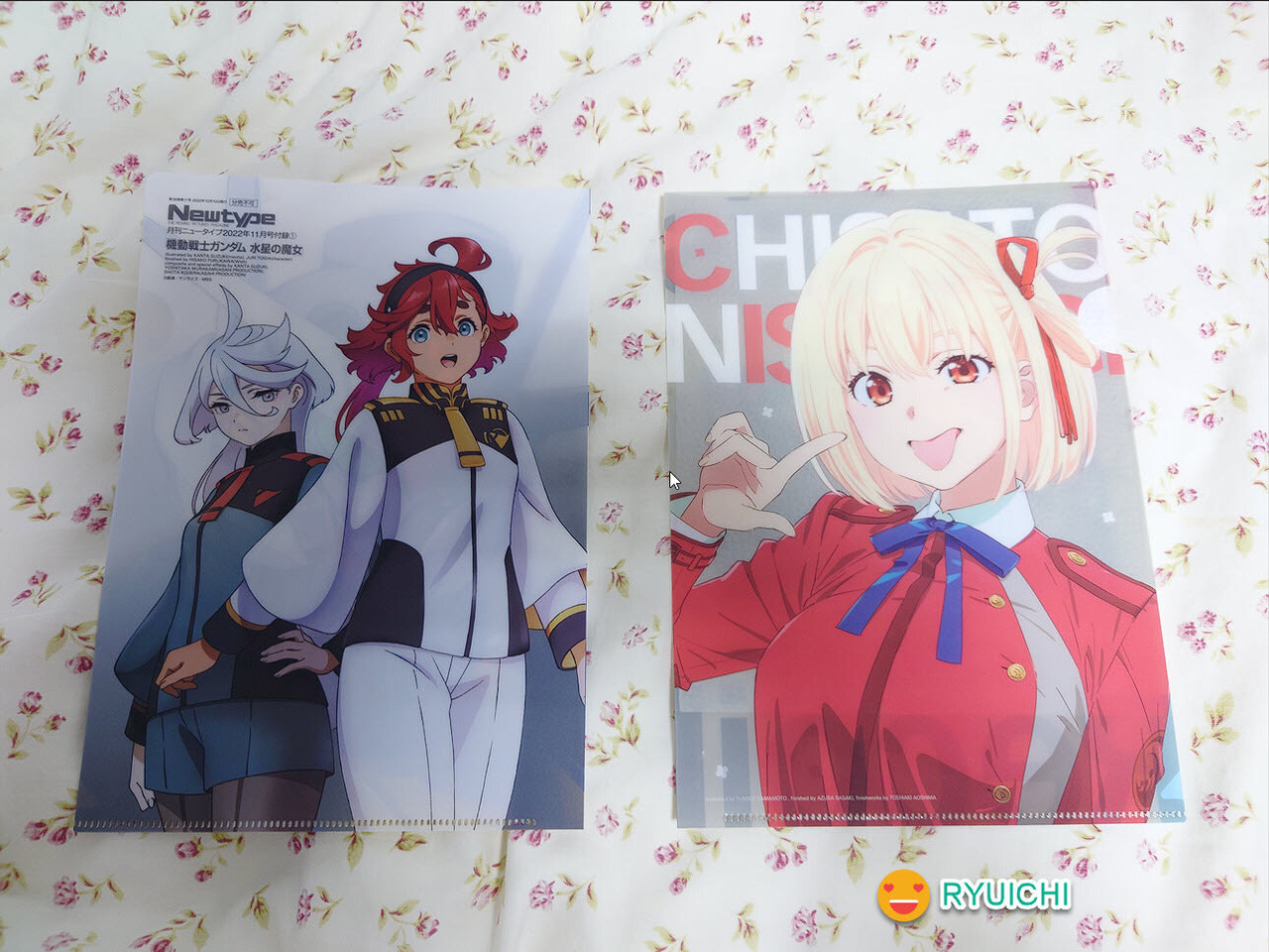 Newtype 2022年11月號有附千束插圖A4資料夾簡易開箱 - accelworld的創作 - 巴哈姆特