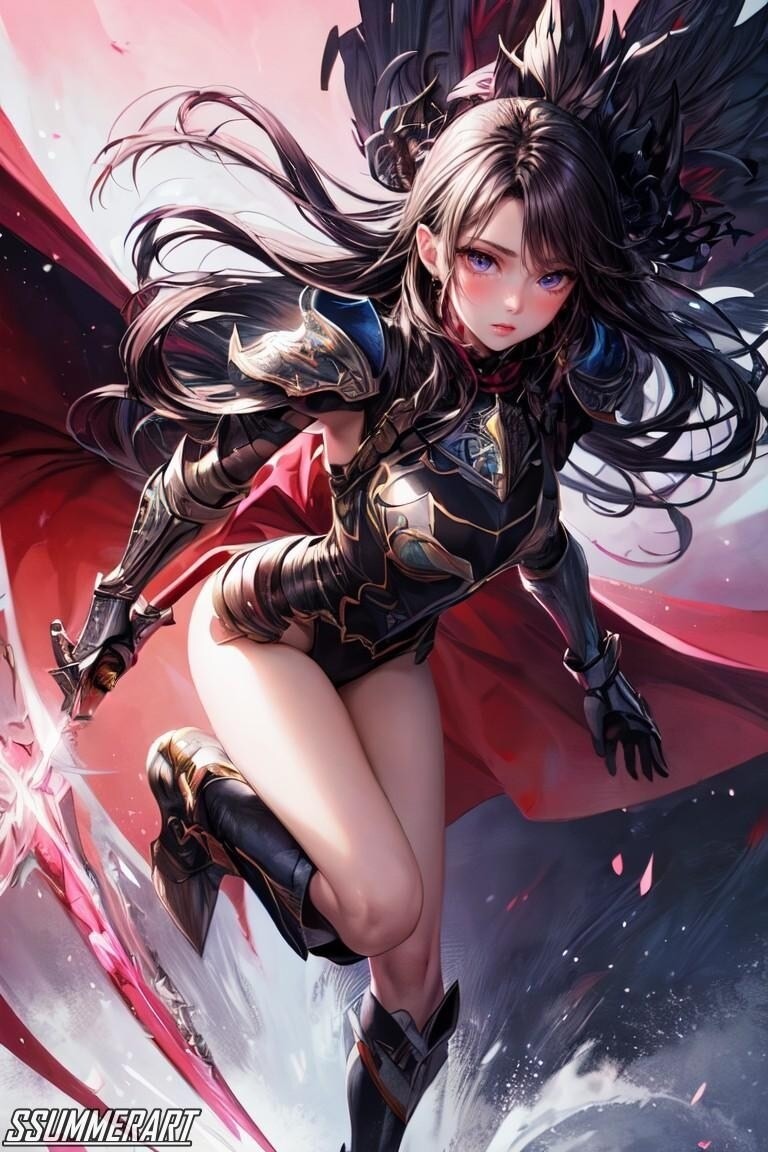 AI繪) 新片! 美麗騎士美女 - mariodxex的創作 - 巴哈姆特