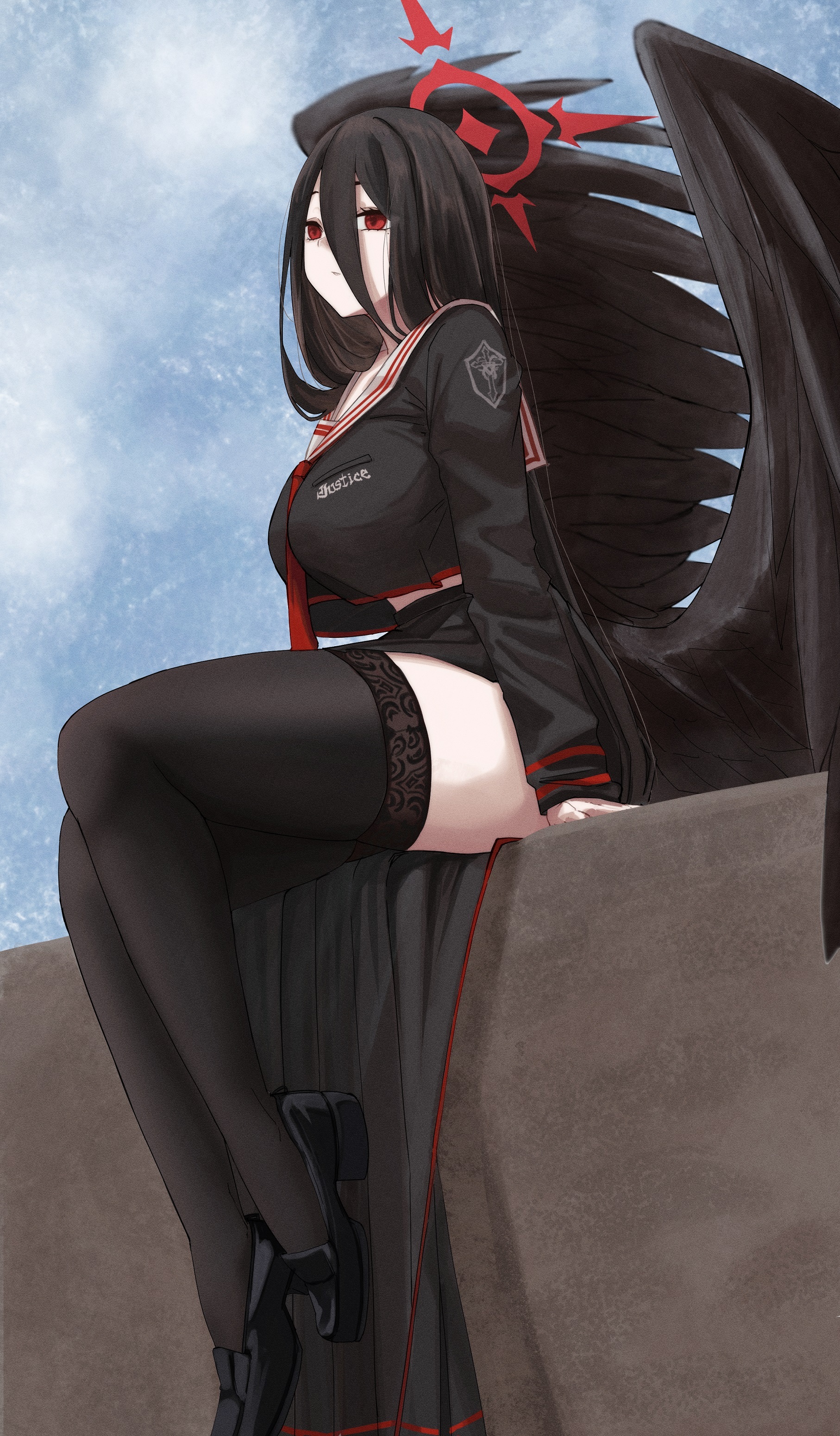 【繪圖】DAY41-羽川ハスミ - kkip5959的創作 - 巴哈姆特