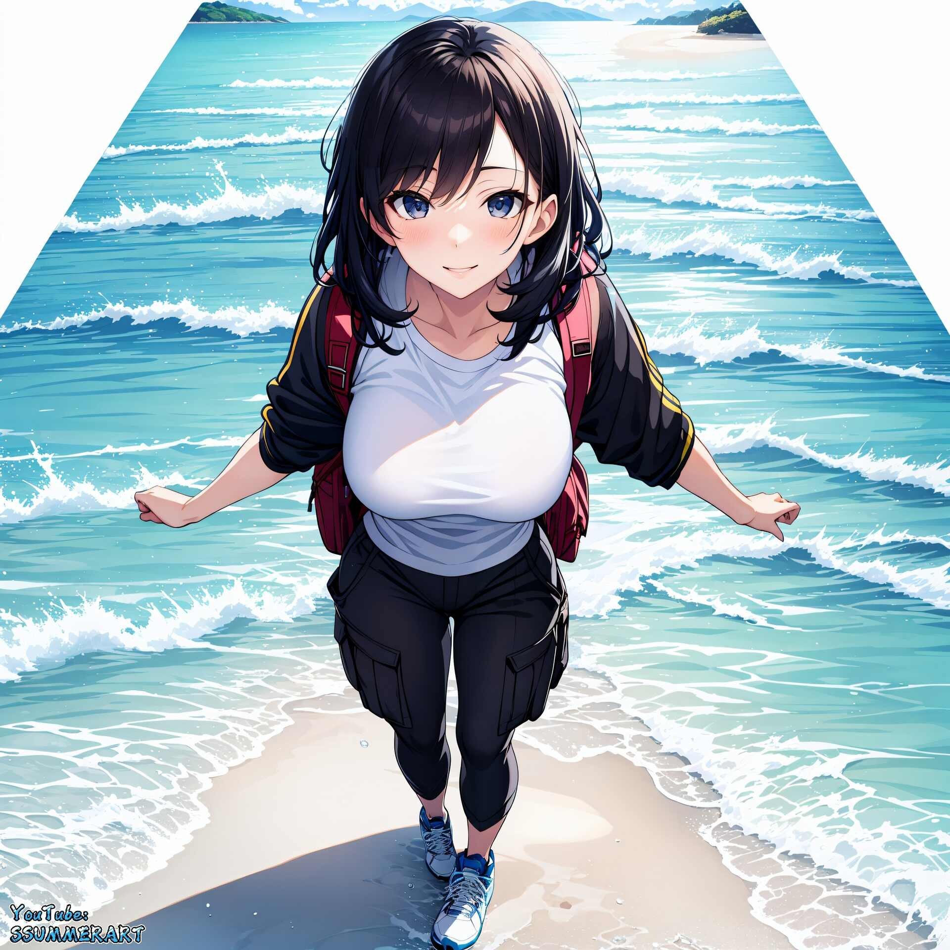 AI繪) 新片來了~~ 夏日假期【沙灘大學生】 - mariodxex的創作 - 巴哈姆特