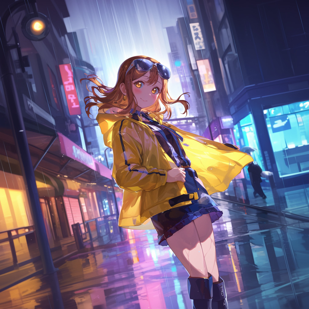 [AI]雨中的花丸 - niravaabhas的創作 - 巴哈姆特