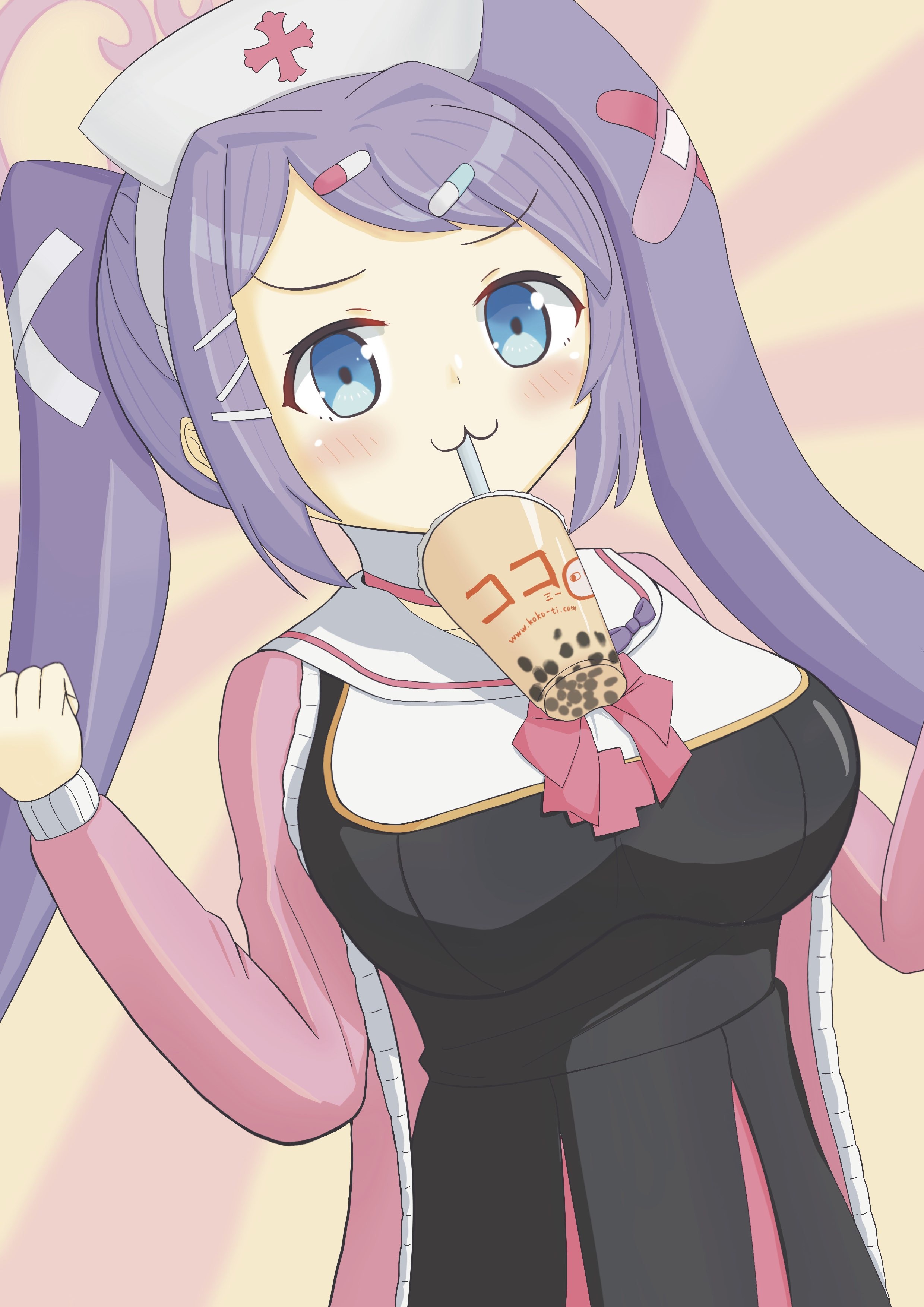 花繪的放手喝珍奶挑戰 - thisiscool的創作 - 巴哈姆特