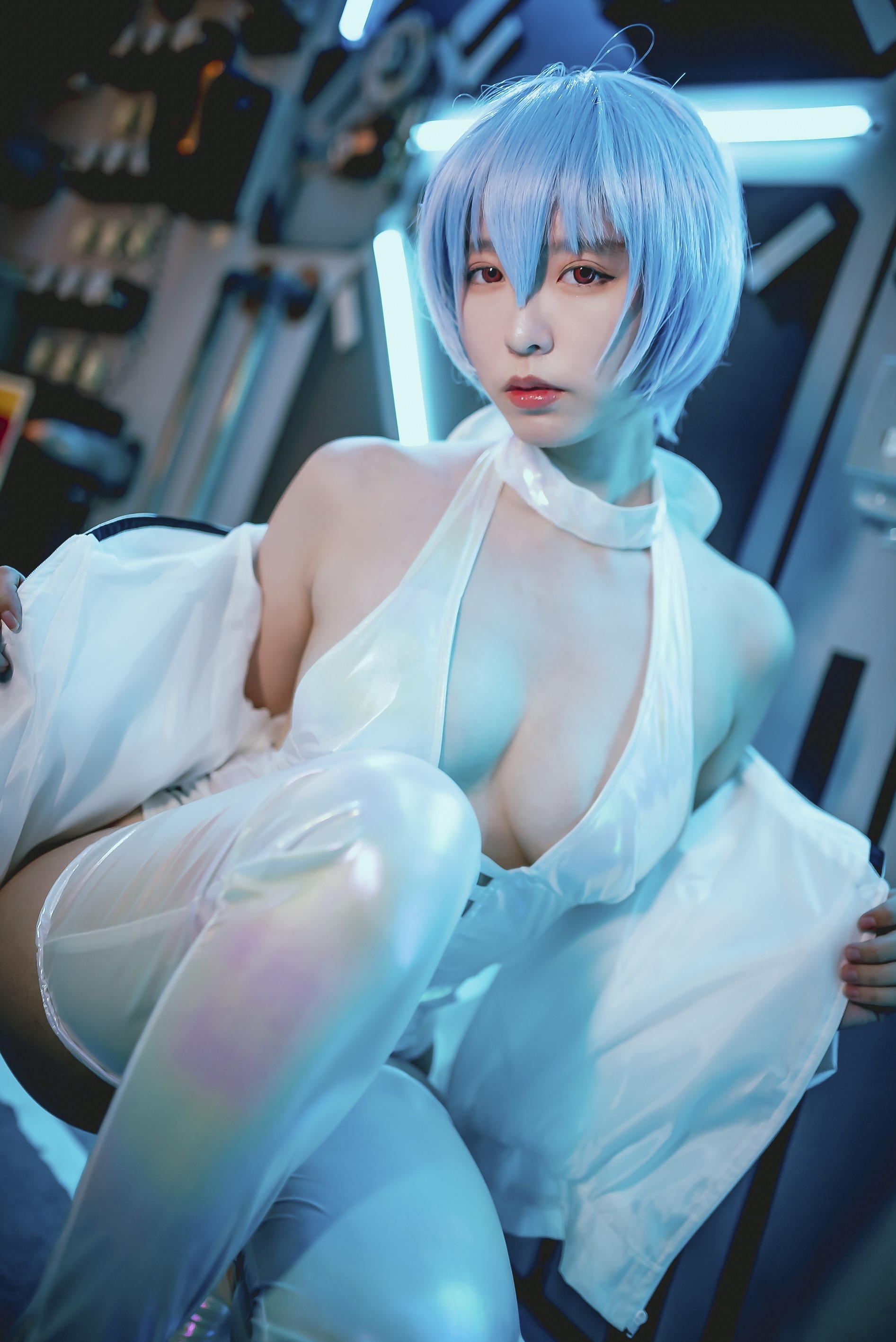 EVA 綾波零 泳裝cosplay (｡ ∀ ｡) - smp030的創作 - 巴哈姆特
