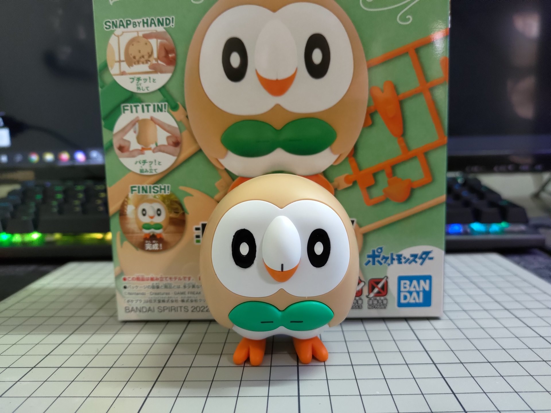 木木梟-組裝模型 萬代-快組系列 (POKEPLA QUICK #10 精靈寶可夢 木木梟 モクロー Rowlet ) - a89159001 ...