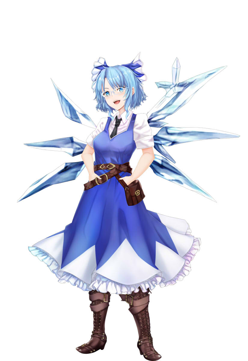 [東方綿雪夢] チルノ 立ち絵 - tk31elpis的創作 - 巴哈姆特