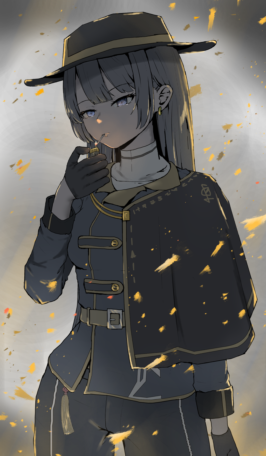 於黑夜中燃燒（塗鴉） - black0975的創作 - 巴哈姆特