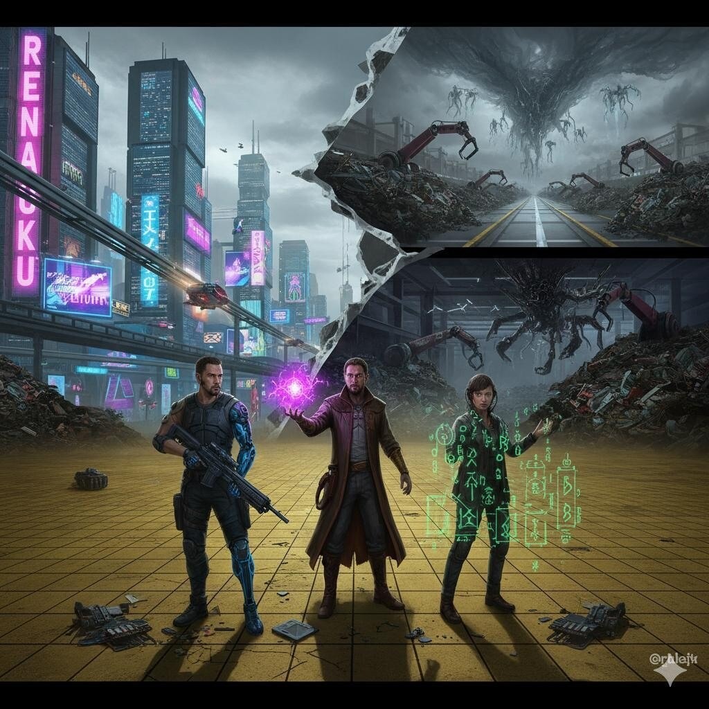 跟AI聊聊如果在暗影狂奔中有後室 - creamcoffee的創作 - 巴哈姆特