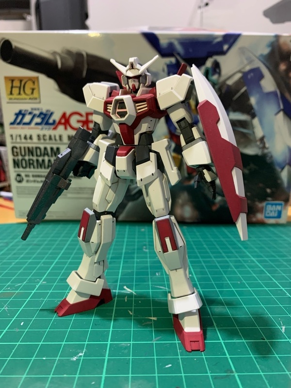 HGGA GUNDAM AGE-1 NORMAL[改色] - cha70922的創作 - 巴哈姆特