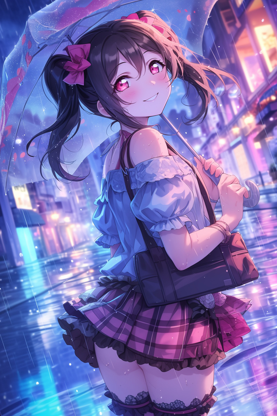 [AI] 雨中妮可+戀 - niravaabhas的創作 - 巴哈姆特