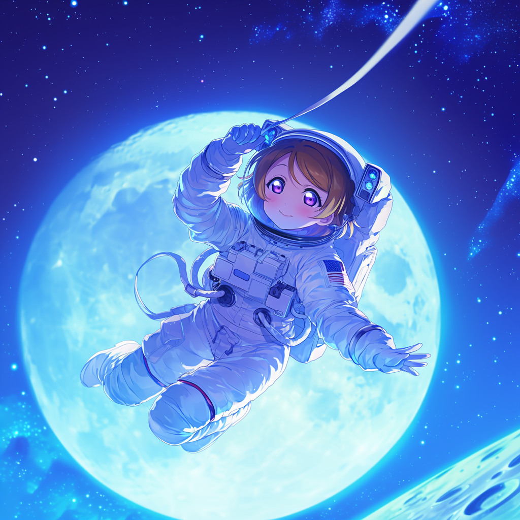 [AI] 太空漫步 - niravaabhas的創作 - 巴哈姆特