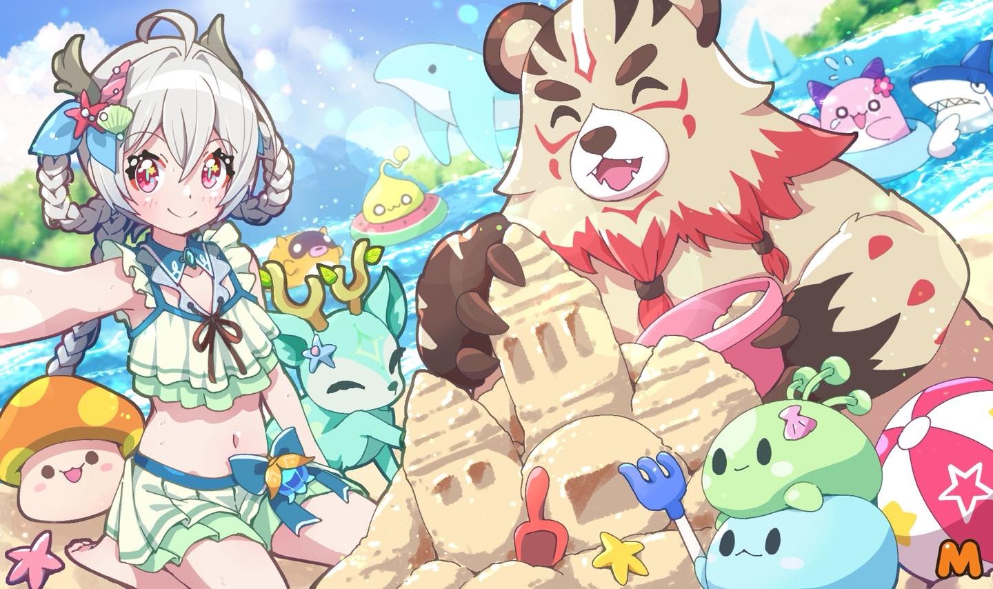 楓之谷M 琳恩的夏日海邊日常~ - maomaofan的創作 - 巴哈姆特