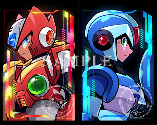 【同人】Rockman X 卡套｜二創 洛克人 Rockman X - ruby03425249的創作 - 巴哈姆特