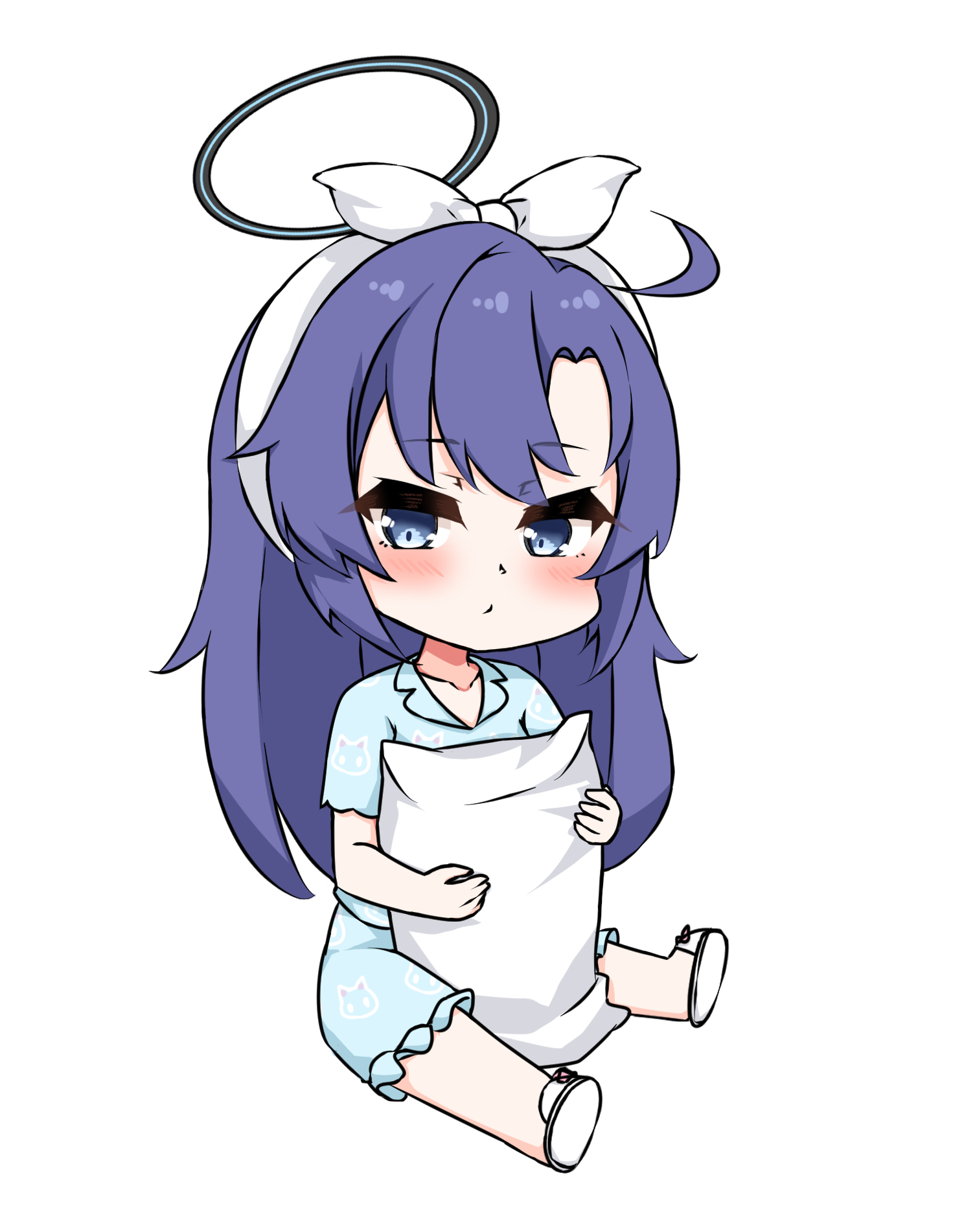 [達人專欄] 蔚藍檔案-呆萌的優香(Q版) - a4636230a的創作 - 巴哈姆特