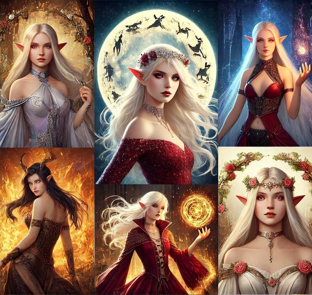 用AI設計全女性的奇幻世界 - creamcoffee的創作 - 巴哈姆特