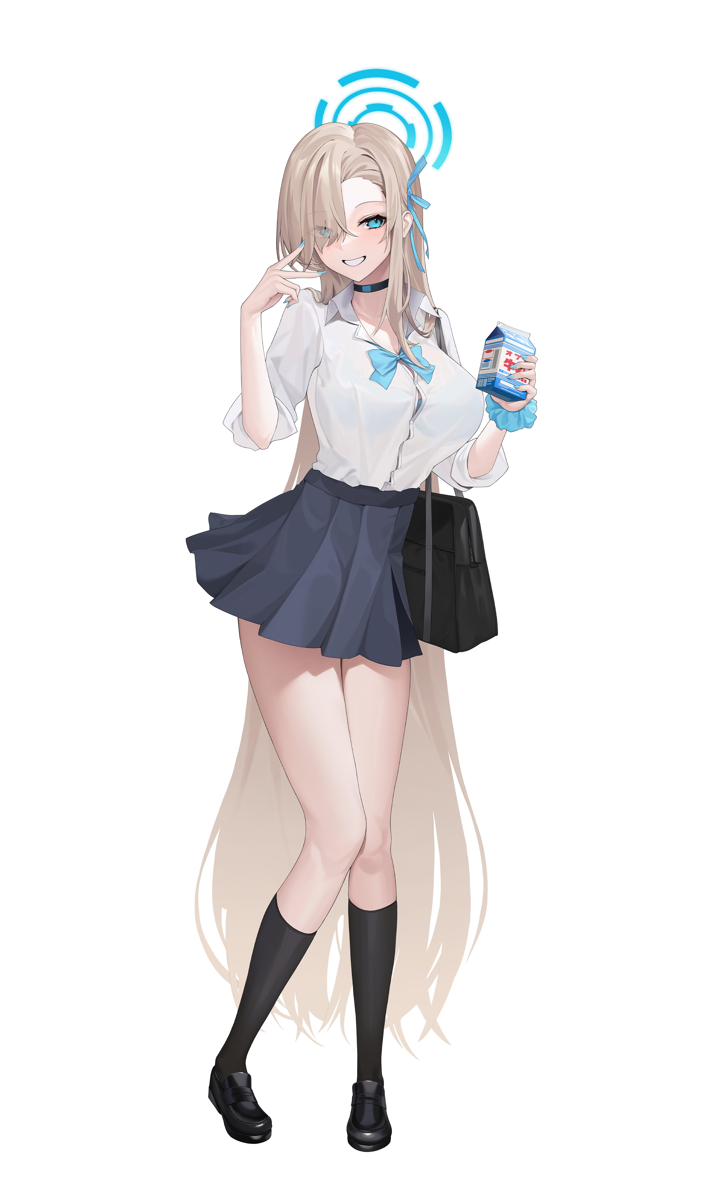 【繪圖】一之瀬アスナ (校服ver.) - shibasoda259的創作 - 巴哈姆特