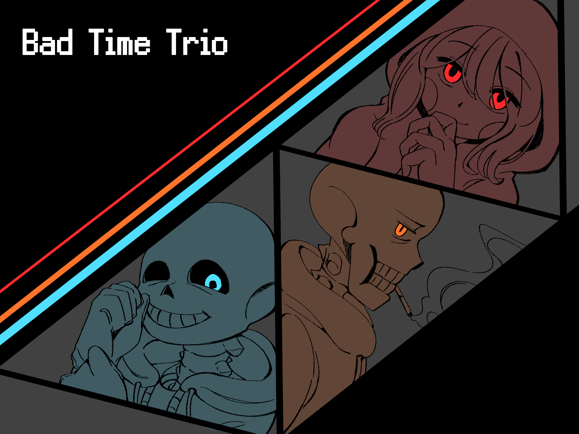 【繪圖】UNDERTALE AU - 三重審判 - aassdd8957的創作 - 巴哈姆特