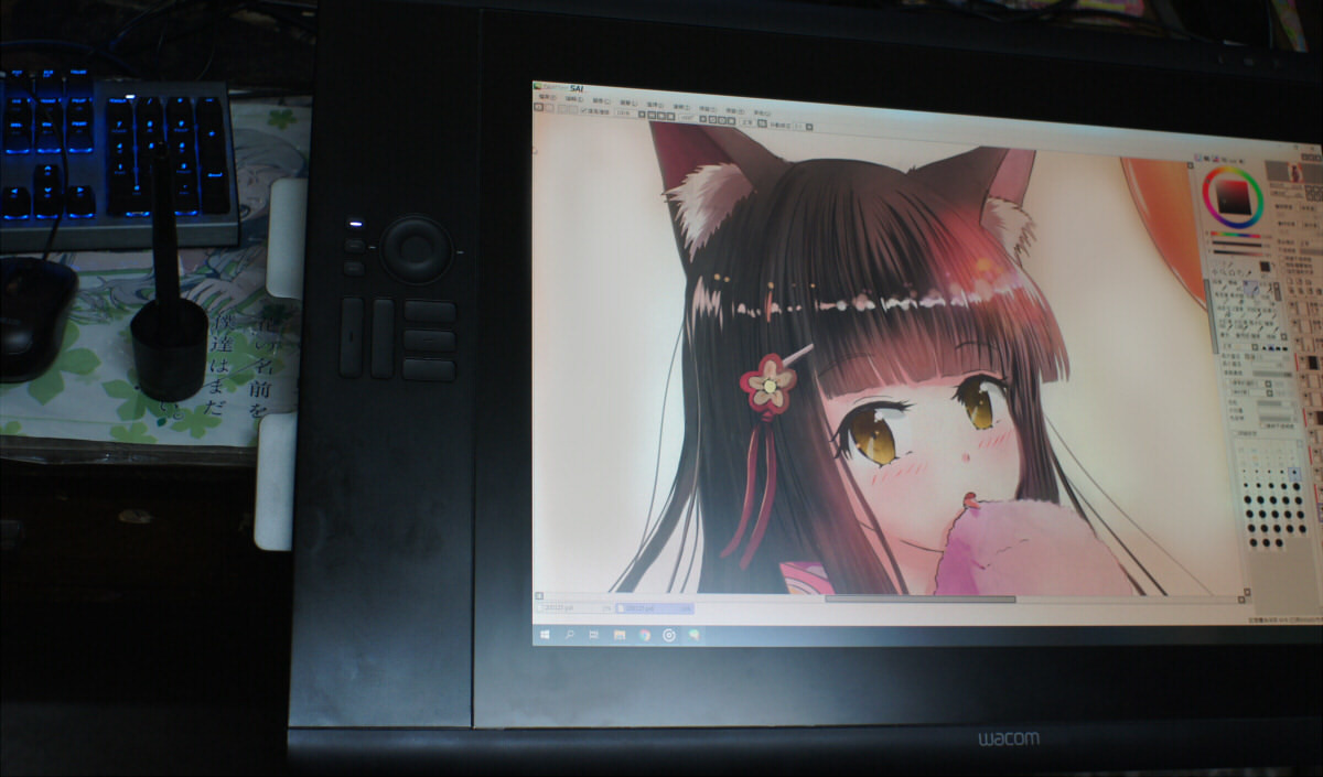 夢寐以求的Wacom Cintiq 24HD Touch繪圖螢幕使用一個多月後的心得w - MAXFT2的創作 - 巴哈姆特