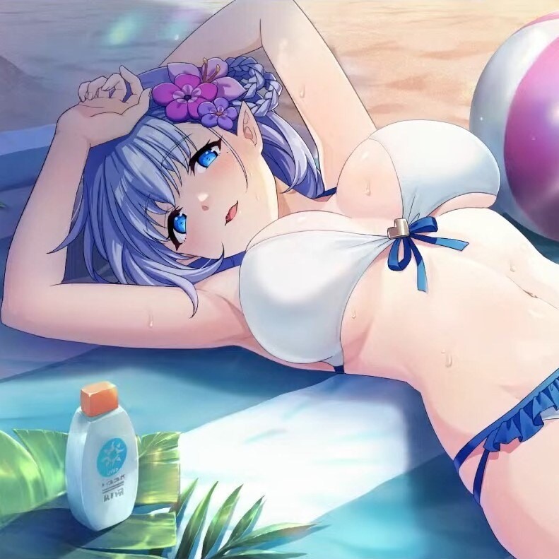 《我想成為影之強者！庭園大師》推出期間限定活動『盛夏的三角 Summer』 - nk940155的創作 - 巴哈姆特