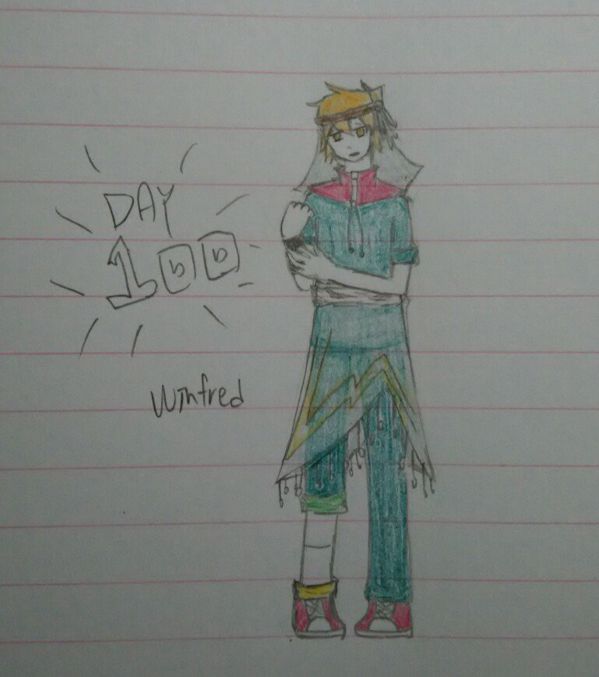 百日繪 Day 100 - Winfred (附賀圖賀自己) - Okbuying1126的創作 - 巴哈姆特