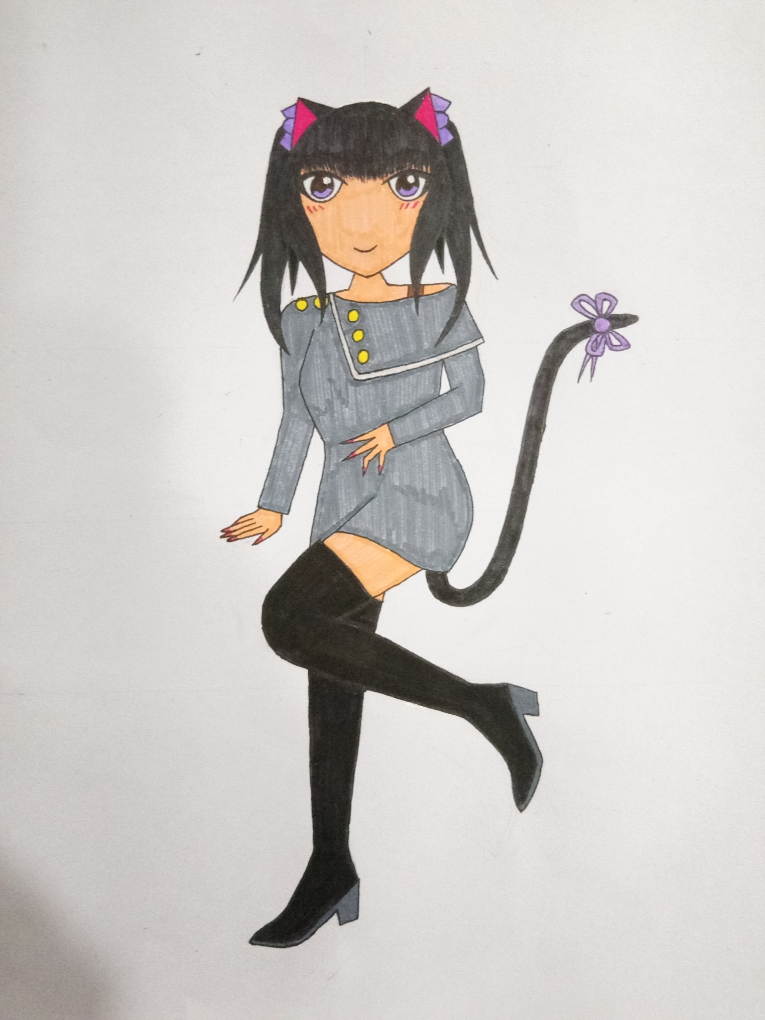 【貓娘繪】雃琇喵 冬季穿搭 - owy840205的創作 - 巴哈姆特