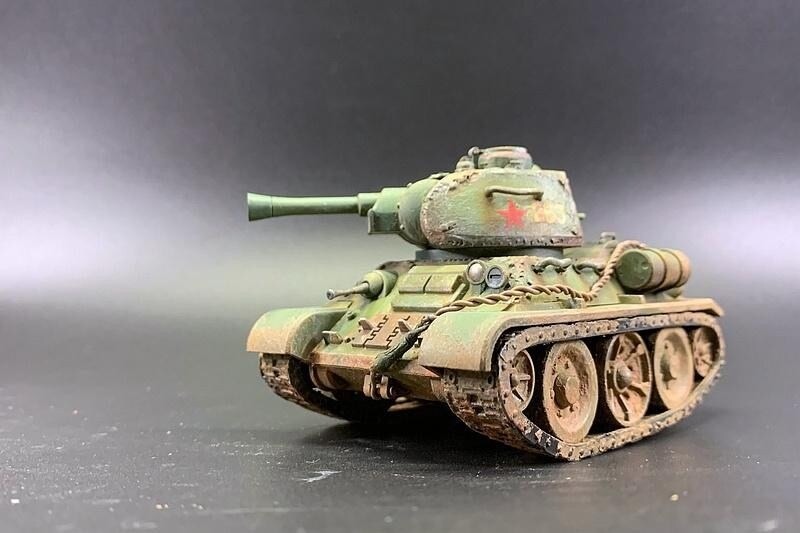 模型製作56 MENG WWT-006 Q版戰車 蘇聯 T-34/76中型坦克 - squidking的創作 - 巴哈姆特